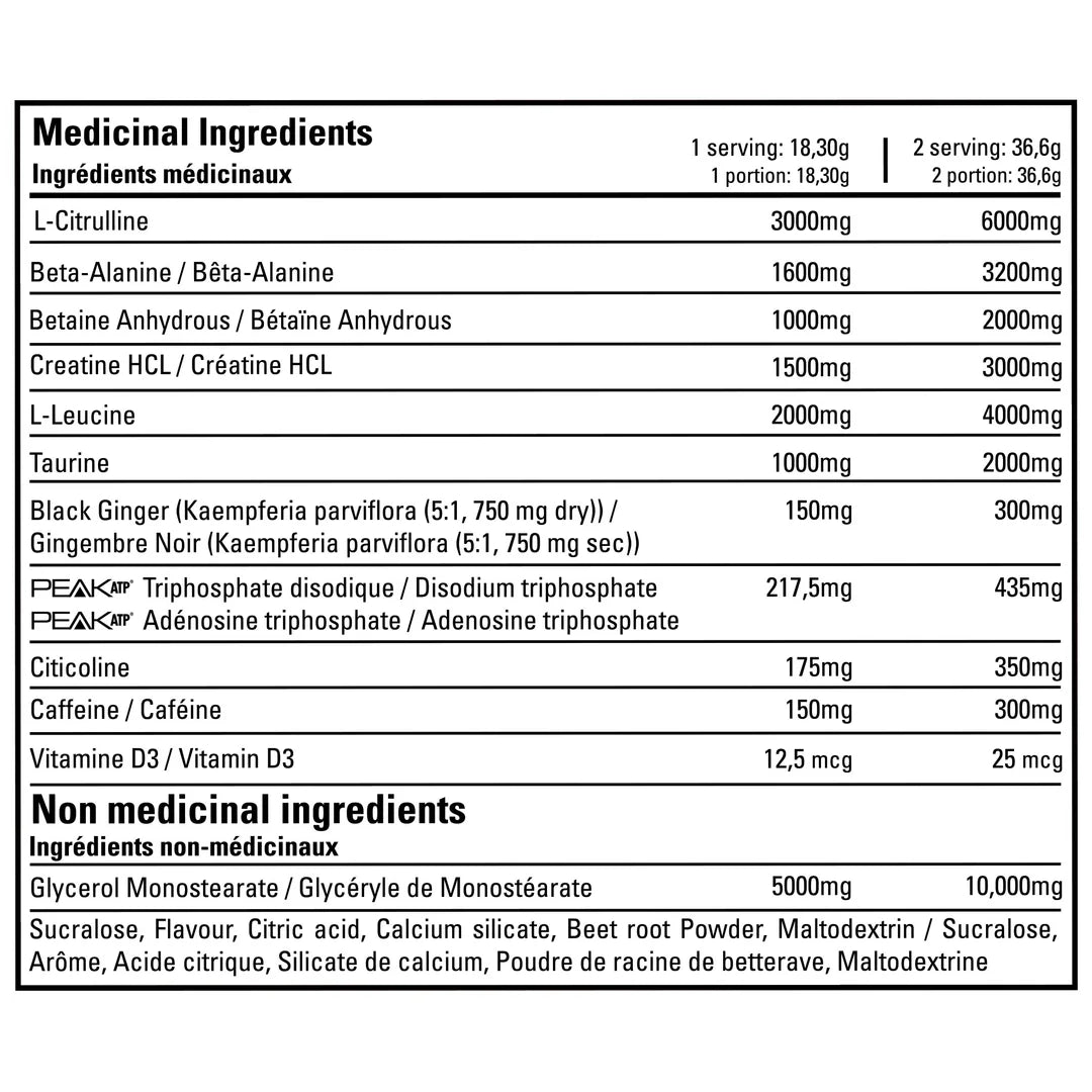 Bull Nutrition 12 Strong Pre-Workout (40 Servs)– Fit Shack