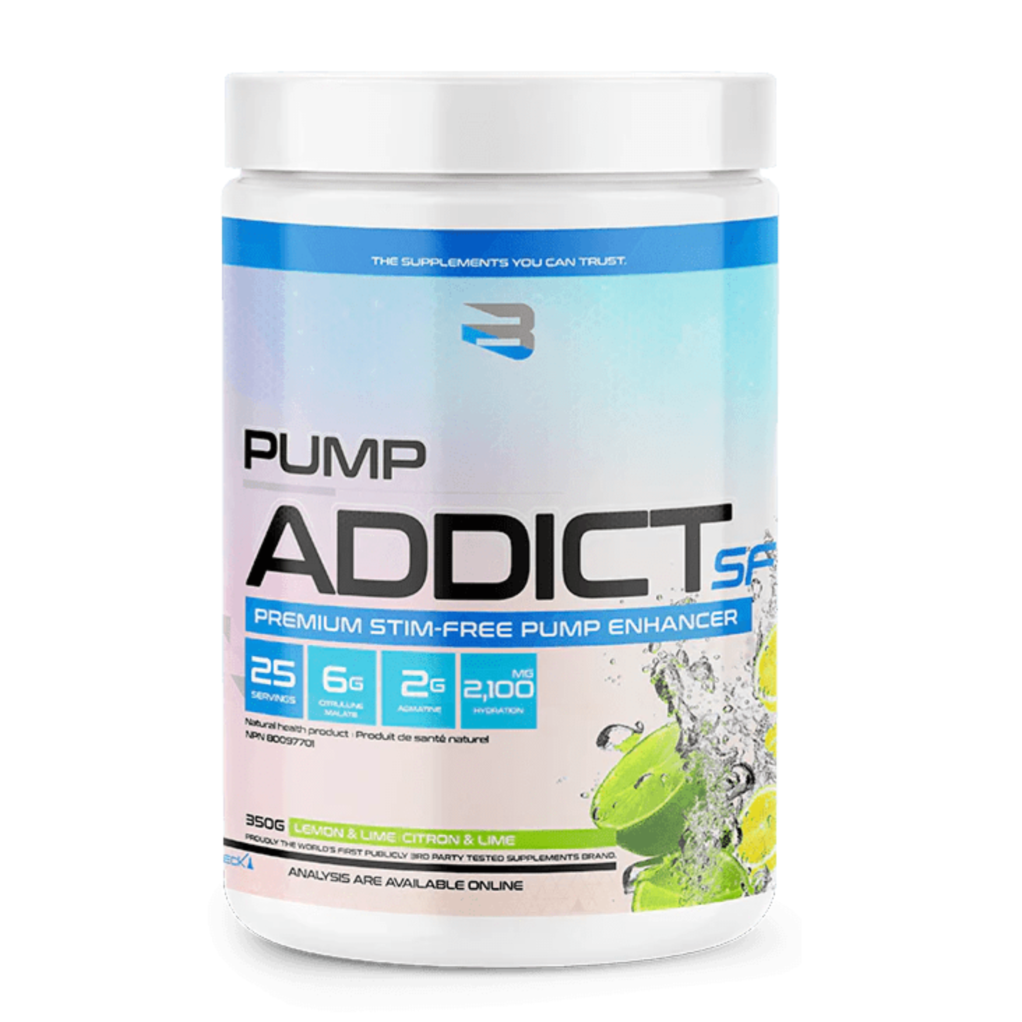 Pump Addict (sans stimulants) - Believe Supplements | Fit Shack